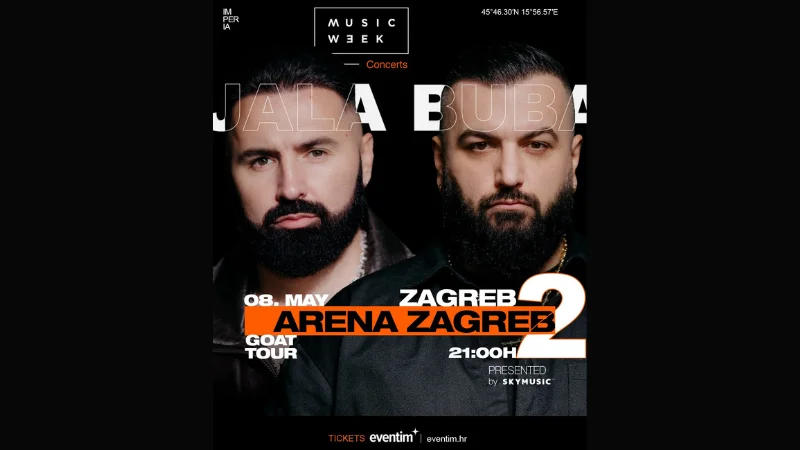 Jala Brat & Buba Corelli Arena Zagreb - Koncerti & Festivali